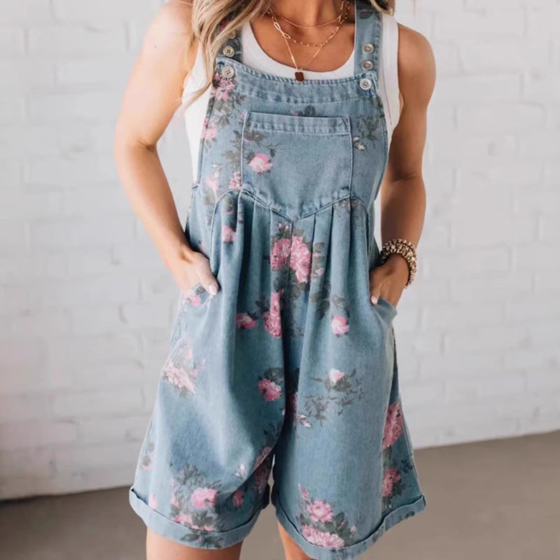 🌸 Vintage Virágmintás Farmer Overall🌸 – toagun
